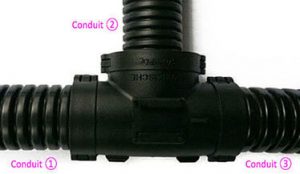 Wire Loom Tee Fittings, T Type Joint Connectors Supplier